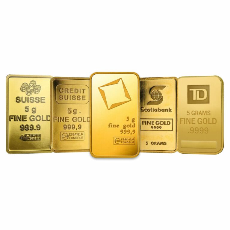 Buy 5 Gram Gold Bars Online - CROWN BULLION HUB UK